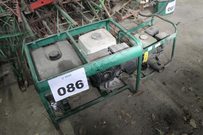 Leilão Online | MOTOR ACIONADOR À GASOLINA 4HP - CLARIDON; GERADOR