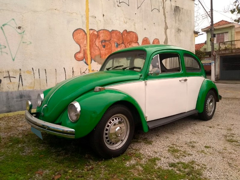 Leilão Online - CLASSICO AIRCOOLED - VW; FUSCA 1500; 1974/1974; VERDE