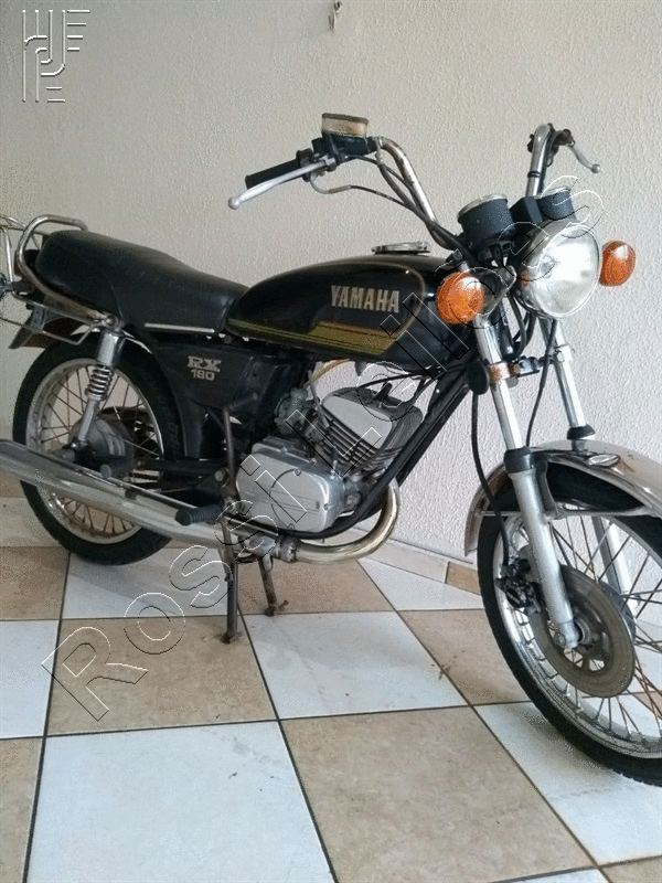 Leilão Online - YAMAHA RX 180cc ANO 1982. TOTALMENTE ORIGINAL. RELÍ