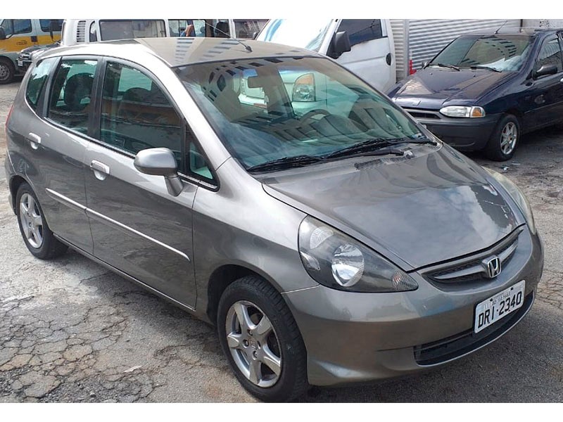 Leilão Online - HONDA; FIT LX, 2006/2007; CINZA; GASOLINA