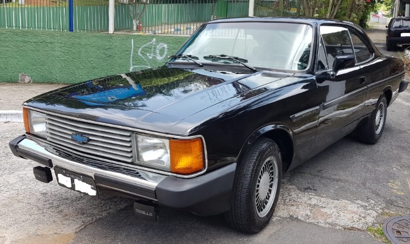 Leilão Online - RARIDADE - GM, OPALA COMODORO, 1986/1986, PRETO; GASO