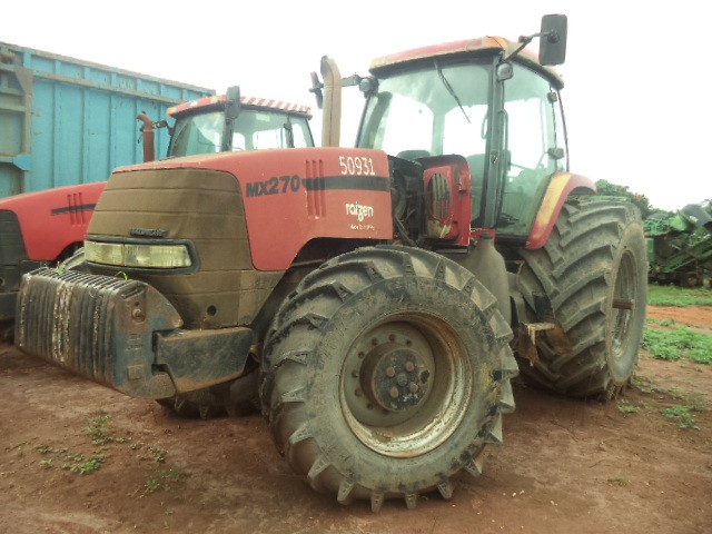 Leilão Online - TRATOR CASE MX 270 MAGNUM 4X4, ANO 2004, FR50931, UN