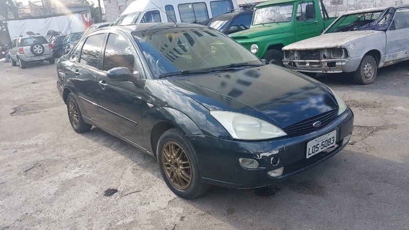 Leilão Online - FORD FOCUS GHIA 2.0LFC; 2003/2003; VERDE; GASOL./GNV