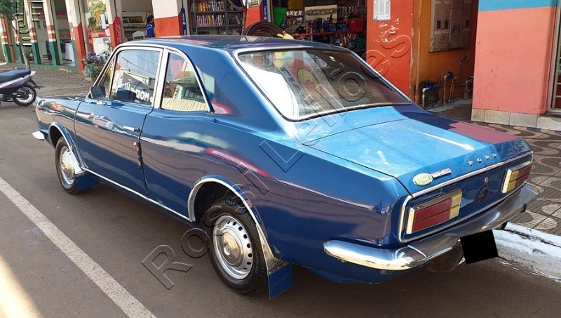 Leilão Online - FORD CORCEL ANO 1973 LUXO. Gasolina. Cor: Azul- Motor
