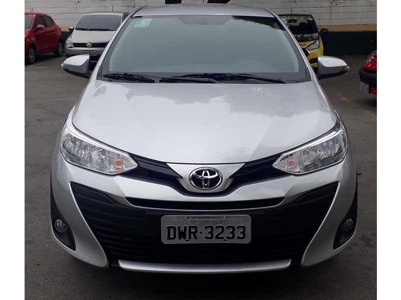 Leilão Online - TOYOTA; YARIS SD XL 15 AT; 2019/2019; PRATA; ALCO./GA