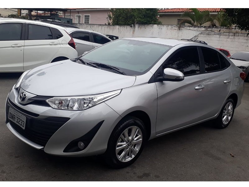 Leilão Online - TOYOTA; YARIS SD XL 15 AT; 2019/2019; PRATA; ALCO./GA