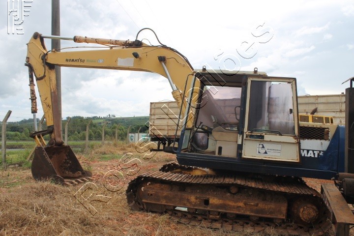 Leilão Online - ESCAVADEIRA KOMATSU PC150 SE . MARCA: KOMATSU . MODE