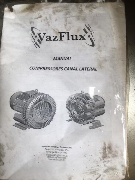 Leilão Online - COMPRESSOR SOPRADOR CANAL LATERAL VAZ FLUZ. (SEM USO)