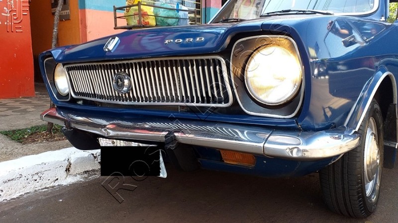 Leilão Online - FORD CORCEL ANO 1973 LUXO. Gasolina. Cor: Azul- Motor