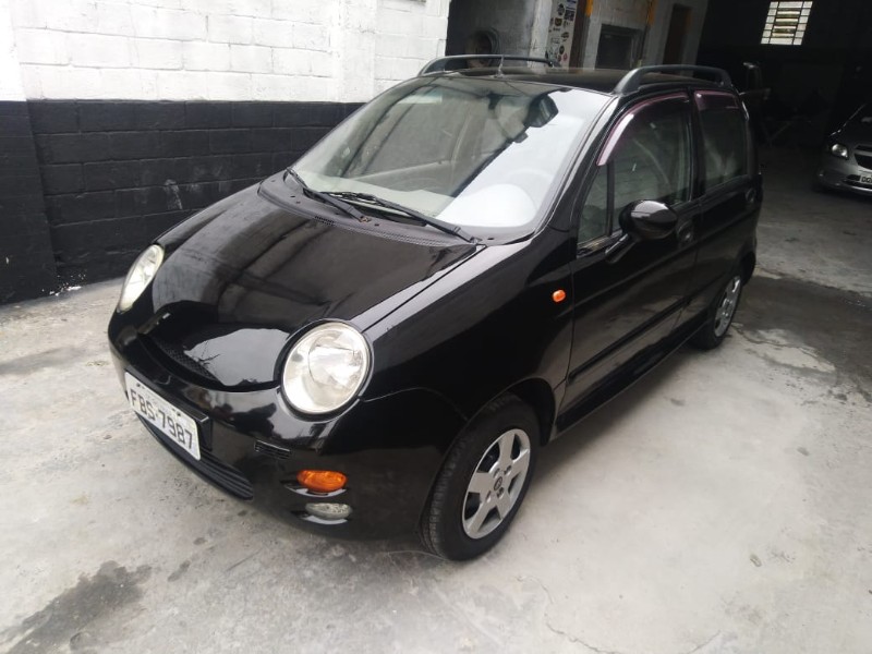 Leilão Online - I; CHERRY QQ 1.1; 2011/2012; PRETA; GASOLINA - FUNCIO