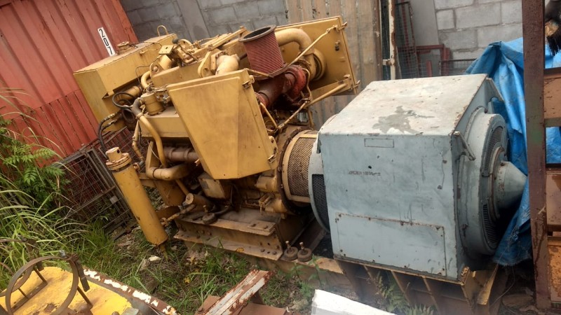 Leilão Online - GRUPO GERADOR CATERPILLAR 500KVA