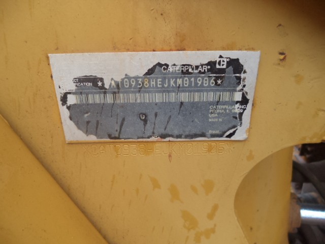 Leilão Online - PÁ CARREGADEIRA CAT938 H, ANO 2012, FR4600017