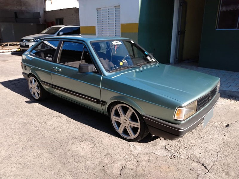 Leilão Online - VW; GOL CL; 1989/1989; VERDE; ALCOOL; FUNCIONANDO; T