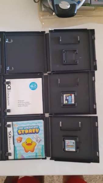 Leilão Online - Lote com 2 games de Nintendo ds, mini game, carrega
