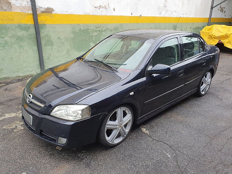Leilão Online - GM; ASTRA SEDAN CD; 2003/2004; AZUL; GASOLINA - FUNCI